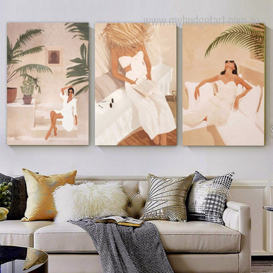 Fashionable Damsel Wall Prints