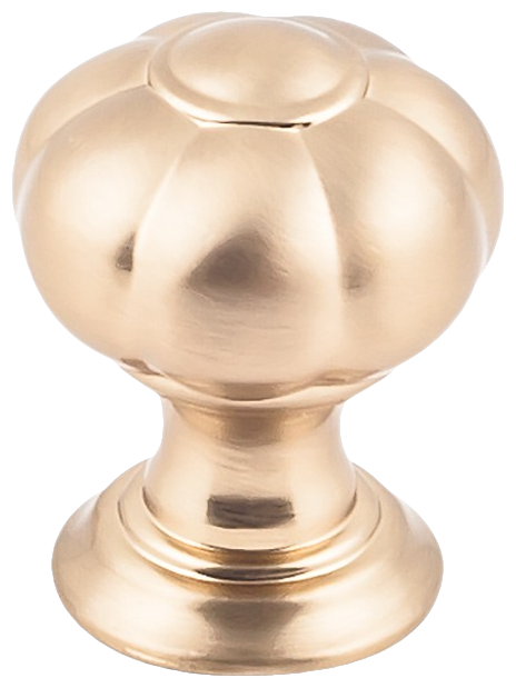 Get Top Knobs TK881PC Brixton Ridged Knob 1 1/4 Inch in Polished Chrome