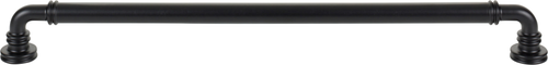 Get Top Knobs TK3146BLK Cranford Pull 12 Inch Flat Black
