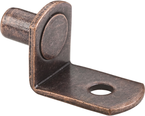 Get Hardware Resources 1610AC Antique Copper 1/4'' Pin Angled Shelf ...