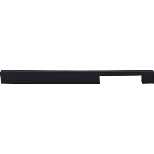 Get Top Knobs TK25BLK Sanctuary Linear Pull 12'' cc Flat
