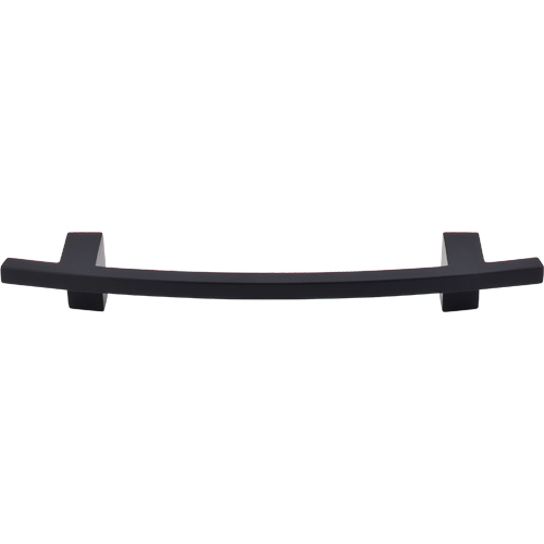 Get Top Knobs TK83BLK Sanctuary Slanted Pull 5'' cc Flat