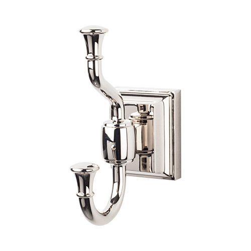 Get Top Knobs STK2PN Stratton Bath Double Hook Polished