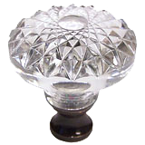 Get Cal M993-US10B Round 1-3/8'' Knob with Base