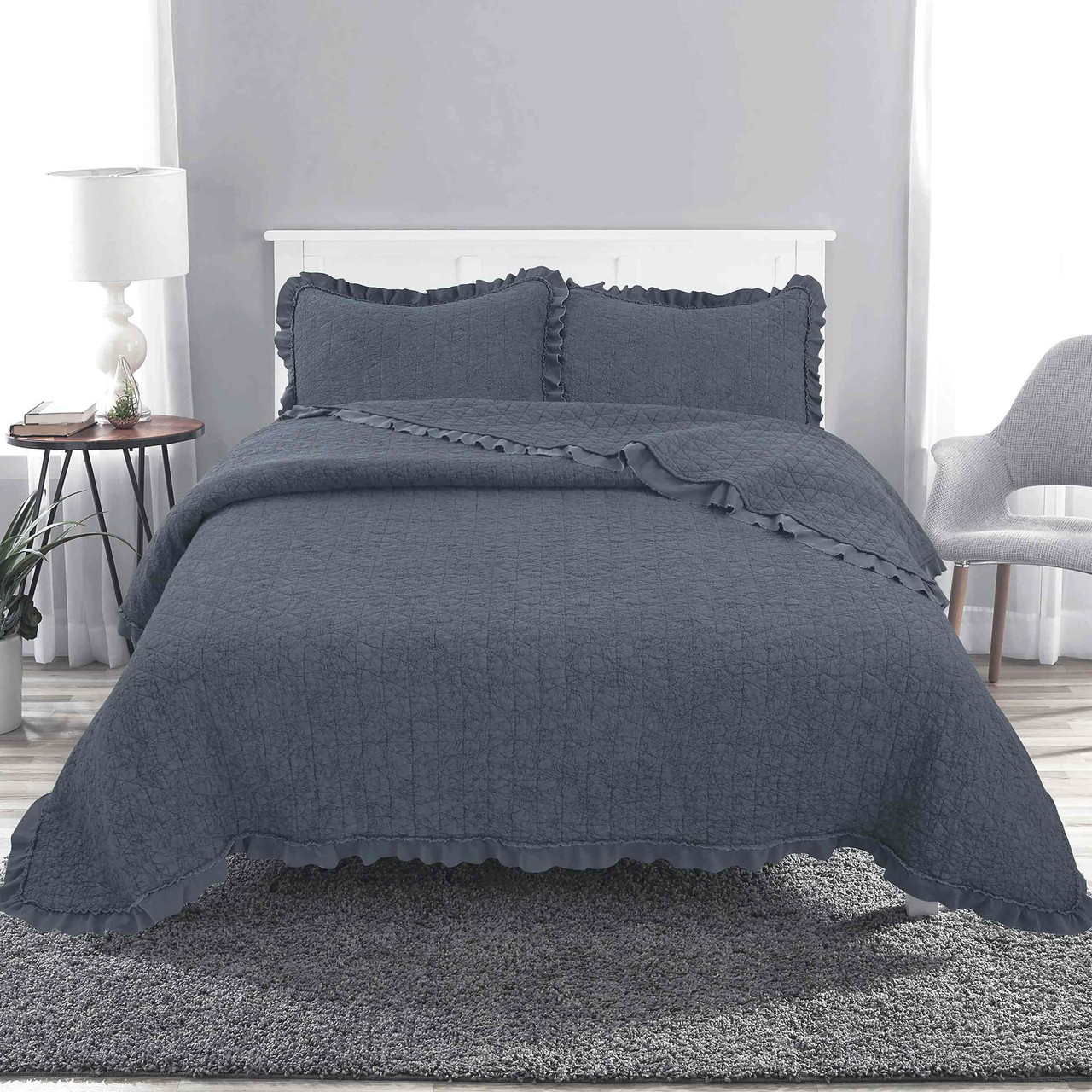 Charlotte Mauve Quilt Set - Avanti Linens