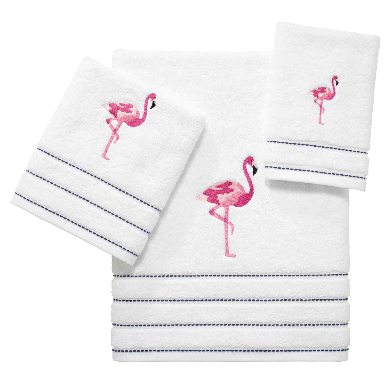Izod Flamingo Towel Collection - Avanti Linens