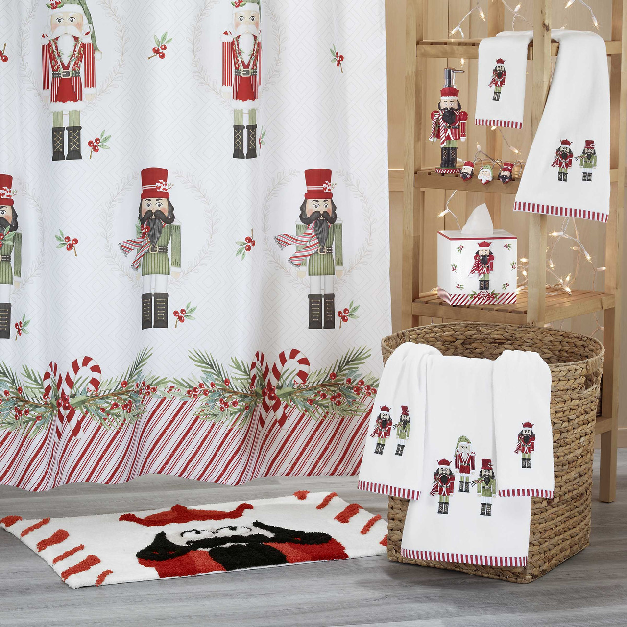 Peppermint Nutcracker Avanti Linens