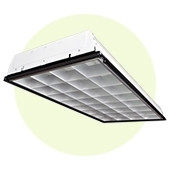 Drop Ceiling Lay-In & Parabolic Fixtures | LED Troffers for Commercial ...