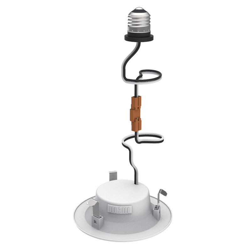 Baffle PC DOB Recess Trim, 4" Baffle Recessed Trim, Multi CCT ...