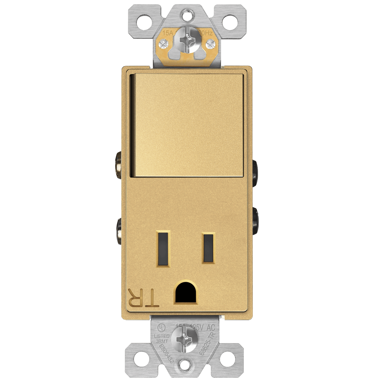 Single Pole Switch with Tamper-Resistant Receptacle, Combination Device ...
