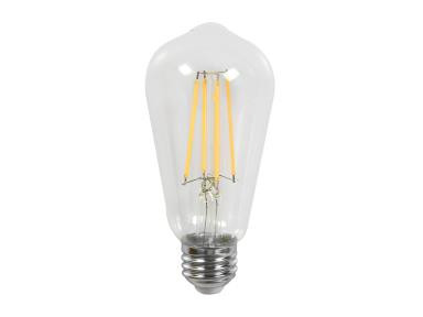 ST19 LED Clear Filament Lamp, 8.5W, Dimmable, 90 CRI, 2200K, JA8 Listing