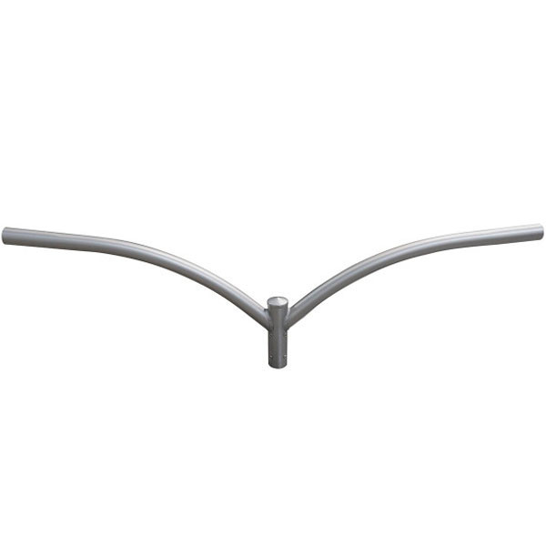 Aluminum Upsweep Top Bracket with Two 4-Foot Arms, Fits over a 2 3/8 ...