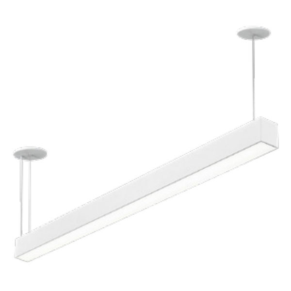 8Ft. Gen. 2 Linear Architectural Pendant, Power & CCT Adjustable, Silver