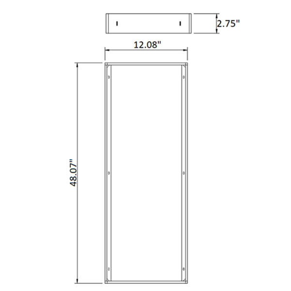 Surface Mounting Kit for 1x4 Panel