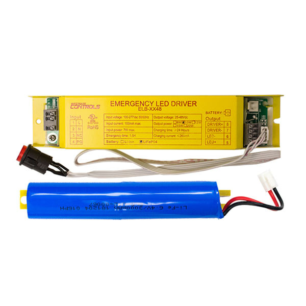 Internal Emergency Battery Pack, Factory Installed