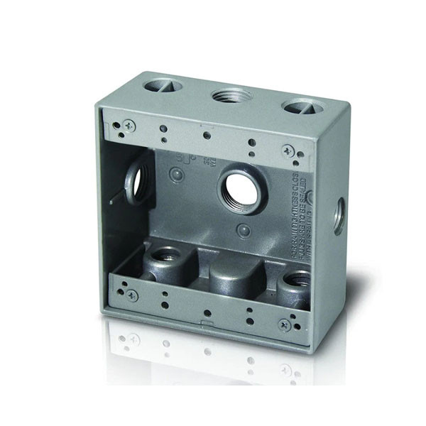 Two-Gang Standard Boxes, Multi-Outlet 1/2"