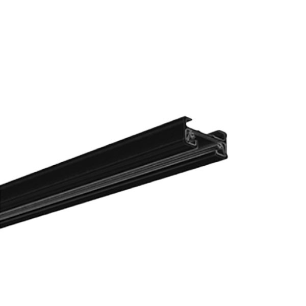 24" Single Circuit J-Type Track, Black