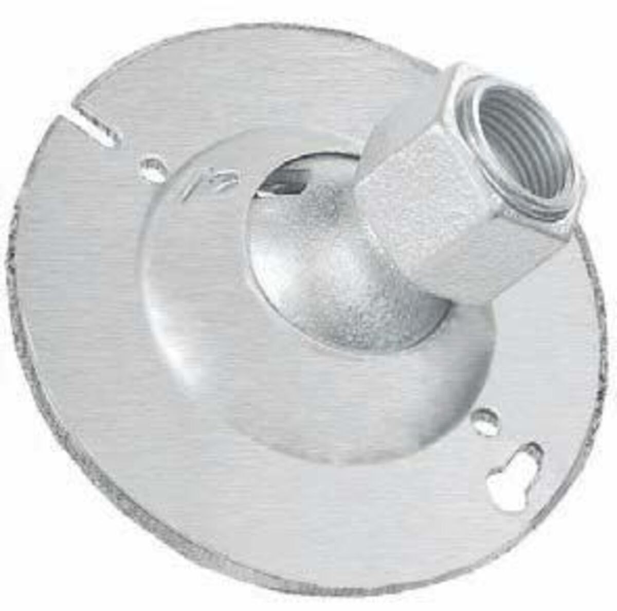 4" Round Plenum Swivel Fixture Hanger, Stainless Steel