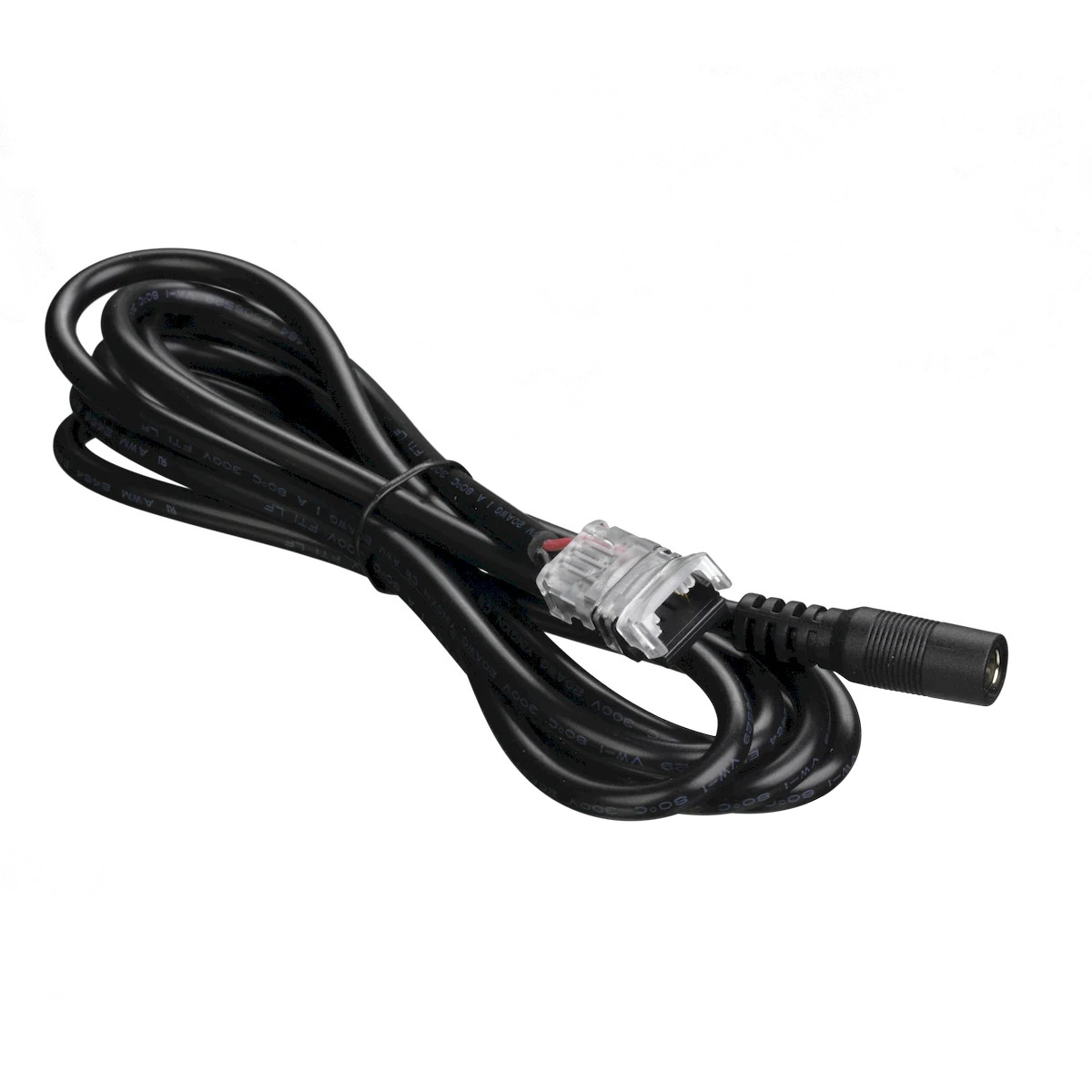 Heavy Duty Snap Connector with Cable to DC Barrel, 6'