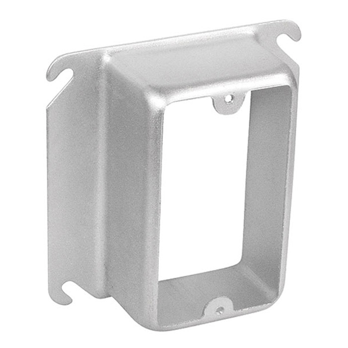 Garvin Industries 4" Square One Gang Device Ring, 1-1/2" Raised ...