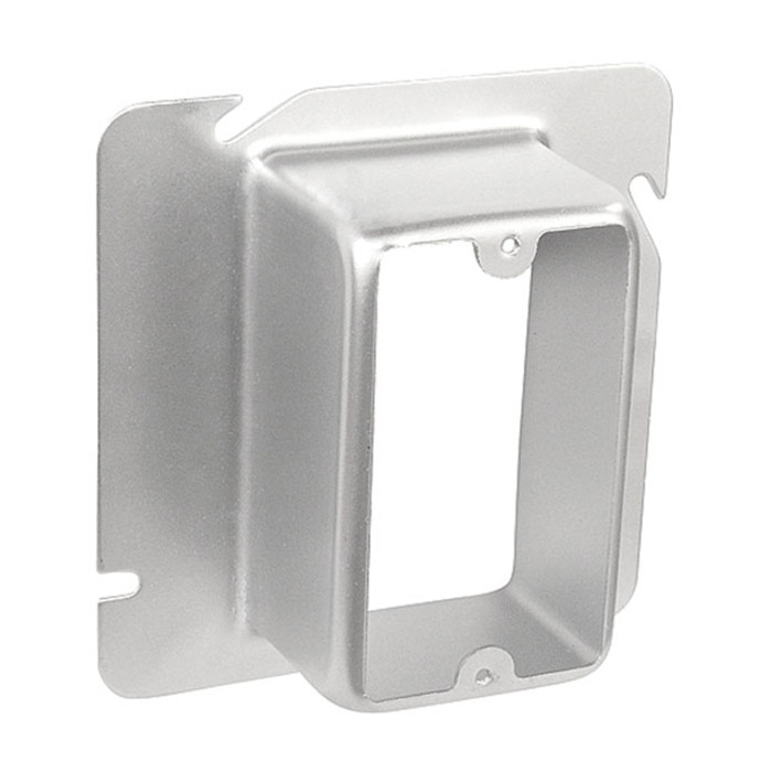 Garvin Industries 4-11/16" Square One Gang Device Ring, 2" Raised