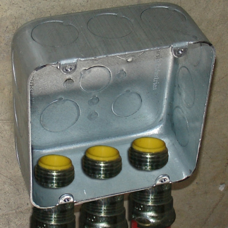 Garvin Industries 72171-3/4-VT, 4-11/16" Square Plenum Box, 2-1/8" Deep ...