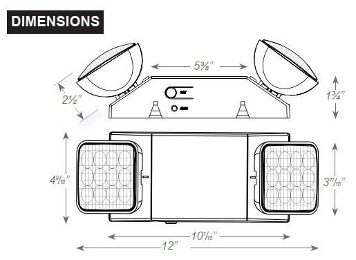 LED Thermoplastic Emergency Light