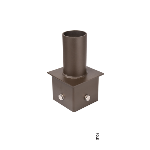 4 Inch Vertical Square Pole Tenon - RelightDepot