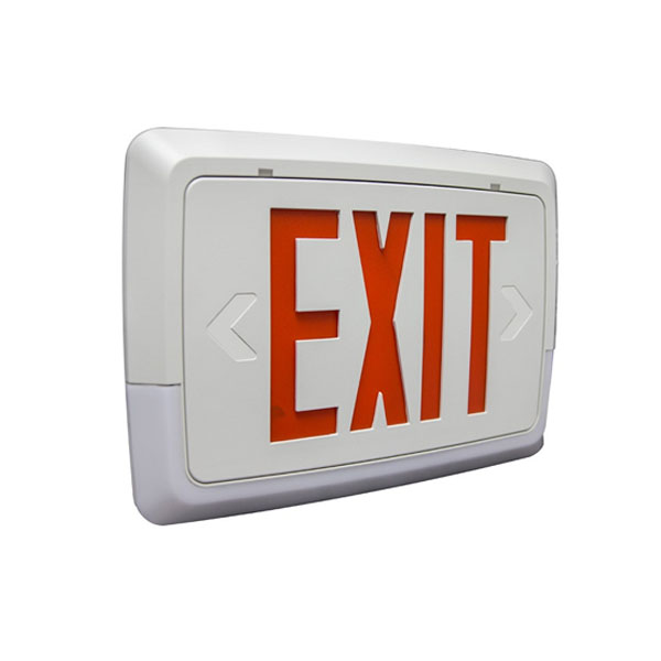 Single Face Low Level All LED Thermoplastic Exit & Emergency Combo