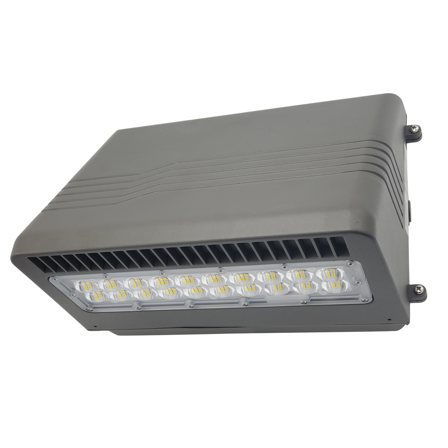 LED Outdoor Cutoff Wall Pack Light Fixture, 80W, 120-277V, 5000K, Super ...