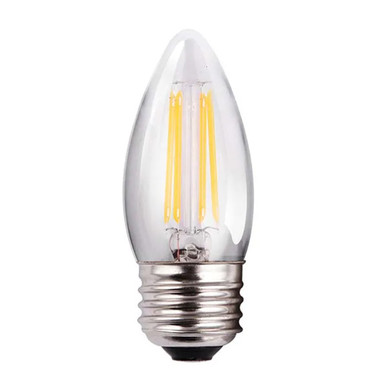 4.5 Watt LED Bullet (B11) Clear Filament Bulb, E26 Medium Base