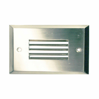 Step Light Horizontal Louver Face Plate, Brushed Nickel Finish ...