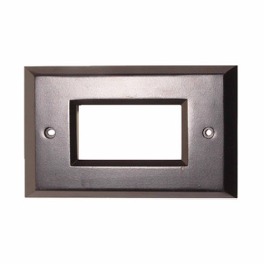 Step Light Flat Face Plate, Oil Rubbed Bronze Finish - RelightDepot