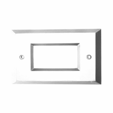 Step Light Flat Face Plate, White Finish - RelightDepot