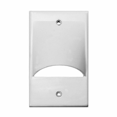 Step Light Scoop Face Plate, White Finish - RelightDepot