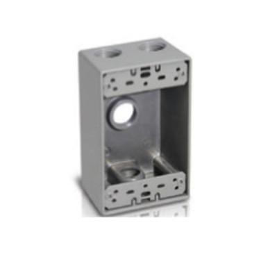 Versatile Quad Outlet Box - 1/2" Trade Size - RelightDepot