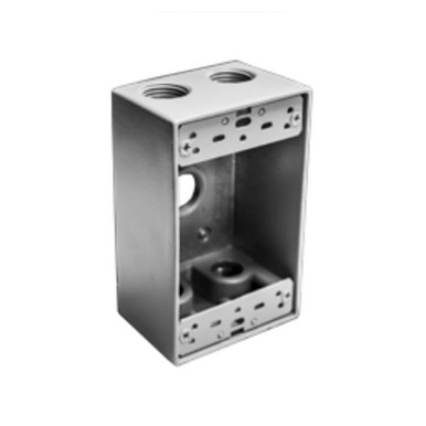 Versatile 3/4" Multi-Outlet Box - 5 Holes, Dual Color Options ...