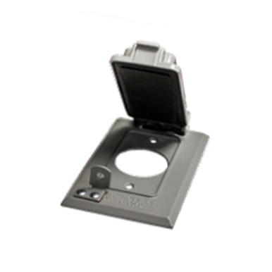 Lockable Single Gang Weatherproof Single Receptacle Cover