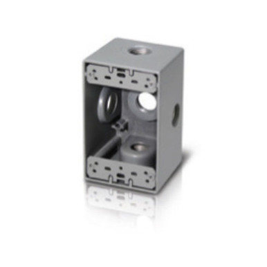 Spacious 5-Outlet Electrical Box, 1/2 inch