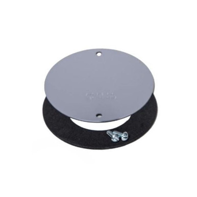 4-Inch Round Blank Cover with Gasket - RelightDepot