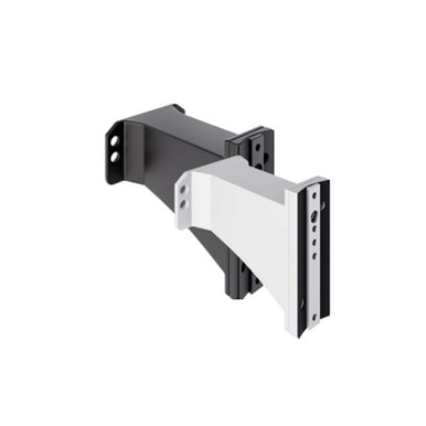 Straight Arm Mount for Square Pole, Black Finish - RelightDepot