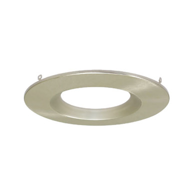 8-Inch Brush Nickel Smooth Trim Ring Replacement - RelightDepot