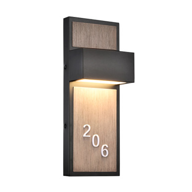 6-Inch 8 Watt LED Outdoor Address Light With Braille - RelightDepot