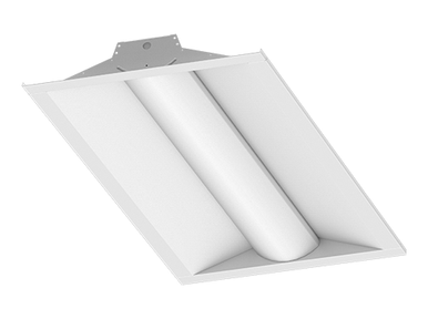 Industrial Lighting Products, Volumetric Troffer, 2'x4', 4000K, 49L