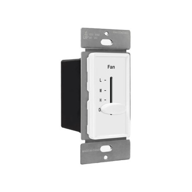 Ceiling Fan Speed Control, Single Pole, 120V AC, 60Hz, 3-Speed, 2.5A ...