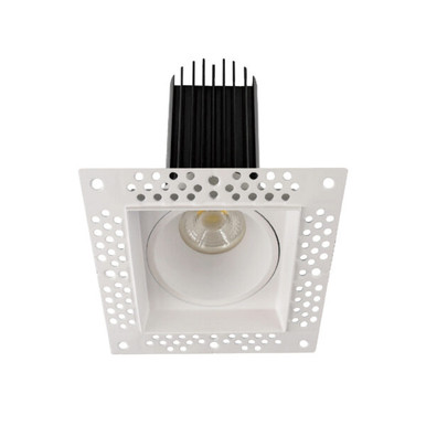 2" Trimless Square LED, 15W, High Output, 5CCT, Adjustable Beam