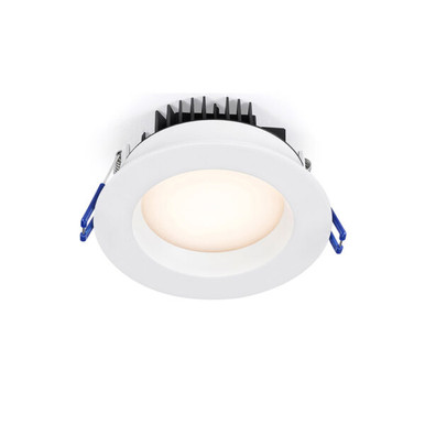 4" Round Recessed LED, 3000K-1800K Dim to Warm, White Trim