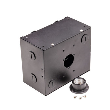 Black J-Box for 3/4"" NPT Pipe or Pendant Mount