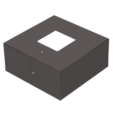 Square Base Cover, 4 inch, Bronze