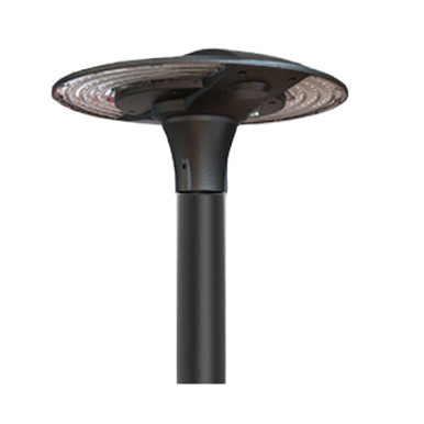 Garden Post-Top Light, 40W/50W/60W, Power & CCT- Adjustable, 120-277V ...